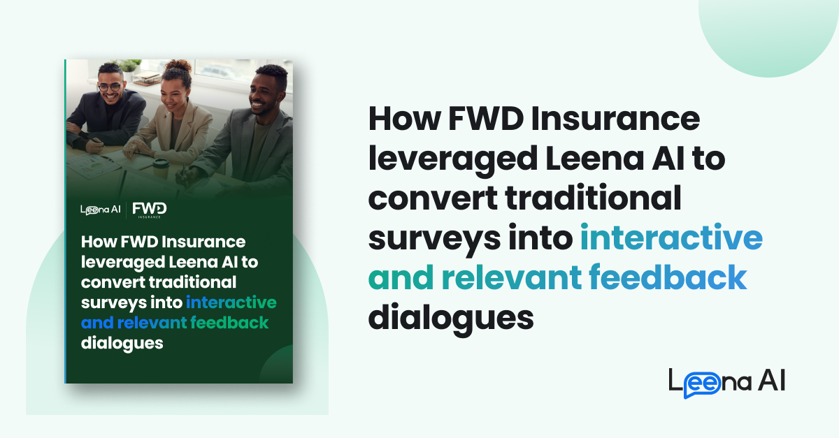 Leena AI helps FWD Insurance analyze employee sentiments [Case Study]