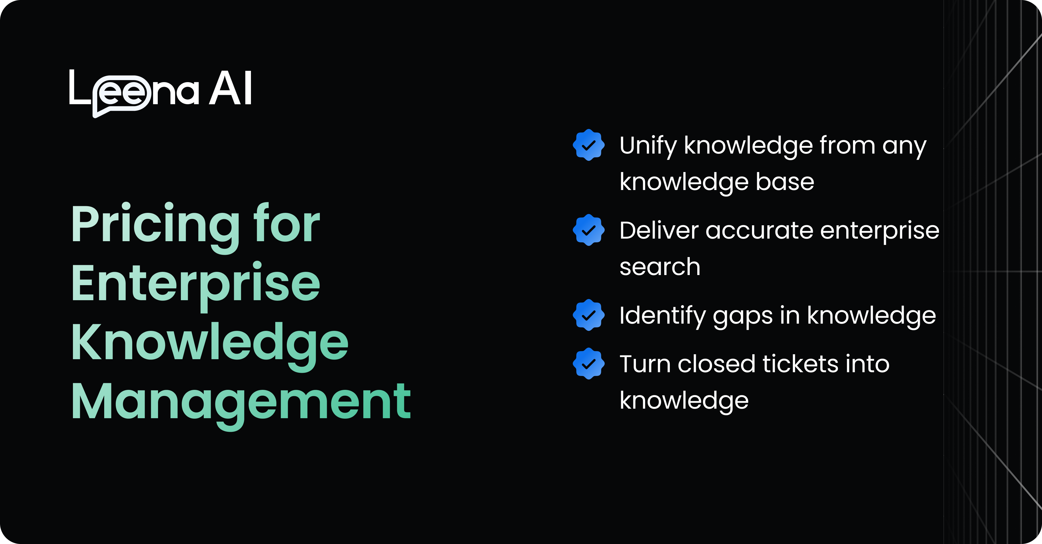 Enterprise Knowledge Management Pricing- Leena AI