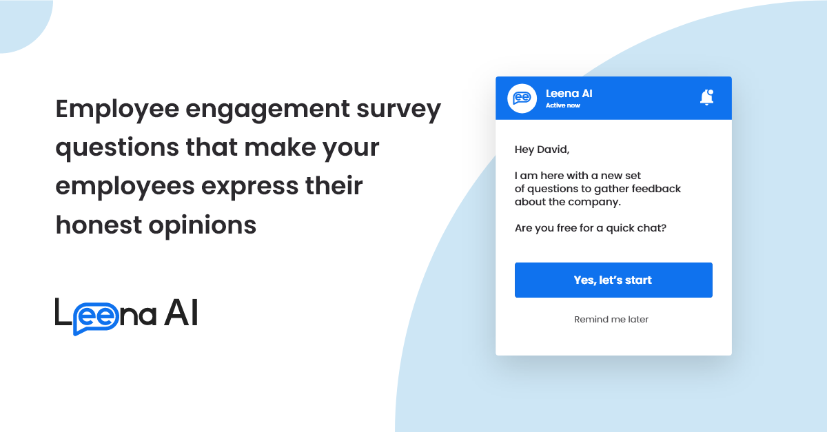 Employee engagement survey template | Download PDF